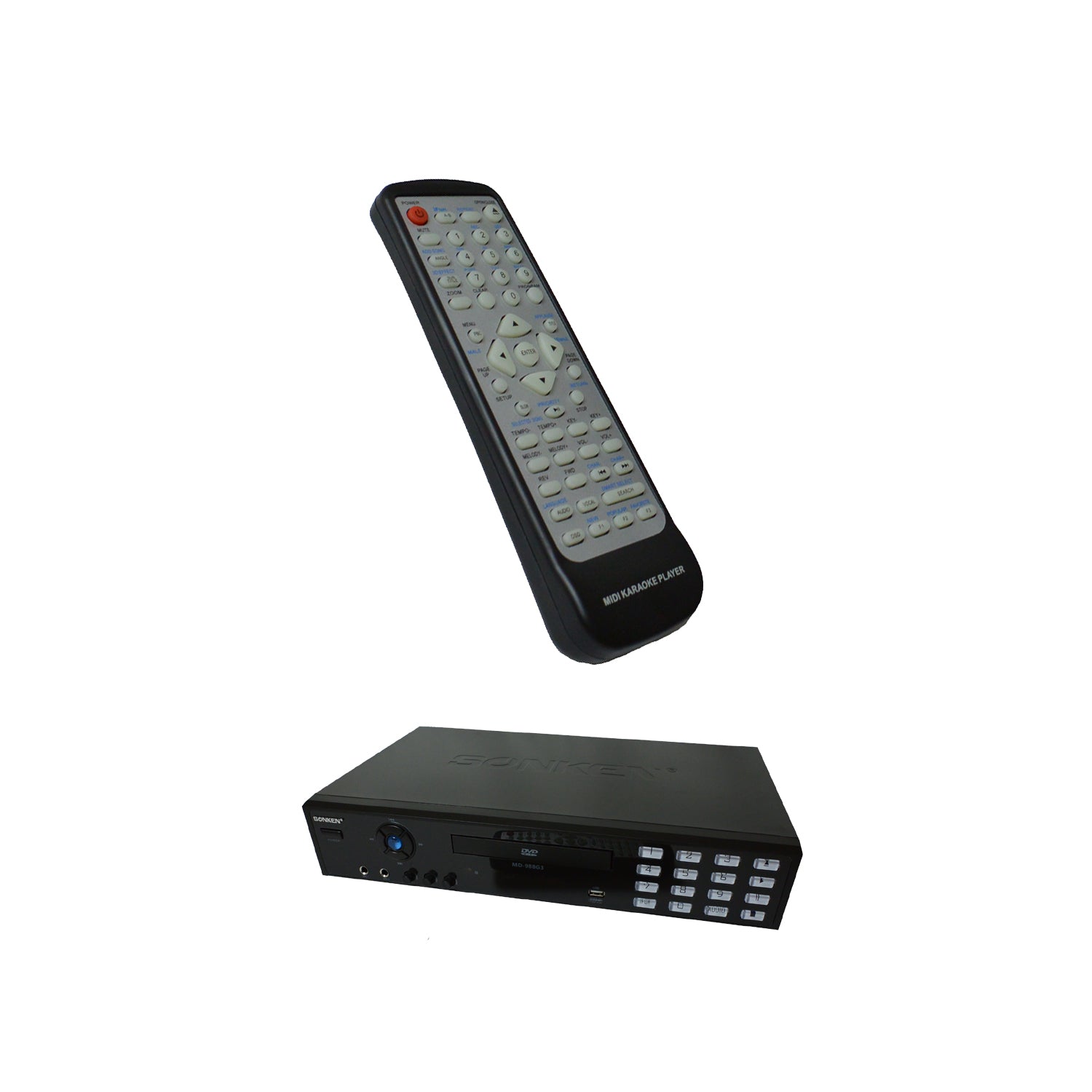 Remote Control for Sonken MD-988 DVD Player/Karaoke Machine
